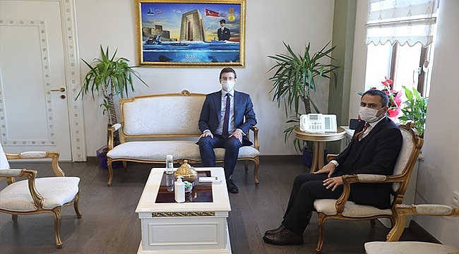 ÇANAKKALE AVUSTRALYA KONSOLOSU LUCAS ROBSON'DAN VALİ AKTAŞ'A ZİYARET ...